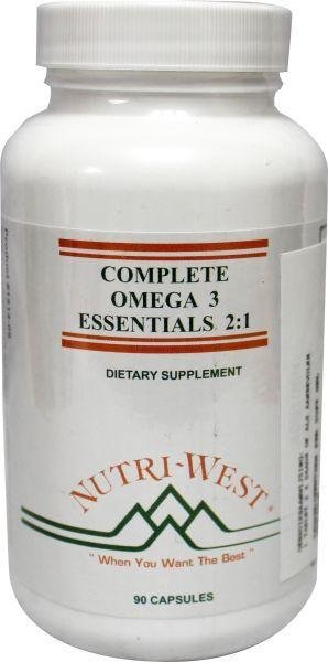 Nutri West Complete omega 3 essential 90ca - Medicijnen.nl