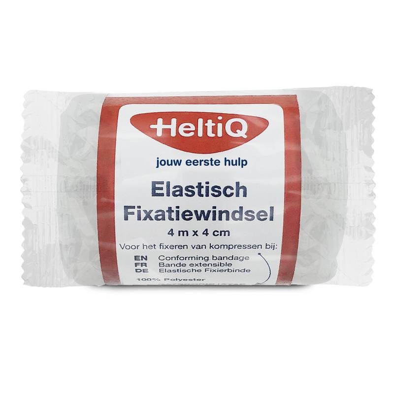 Heltiq Elastisch fixatiewindsel 4m x 4cm 1st - Medicijnen.nl