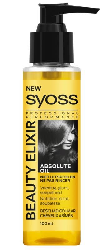 Syoss Beauty elixir absolute oil haarolie 100ml - Medicijnen.nl