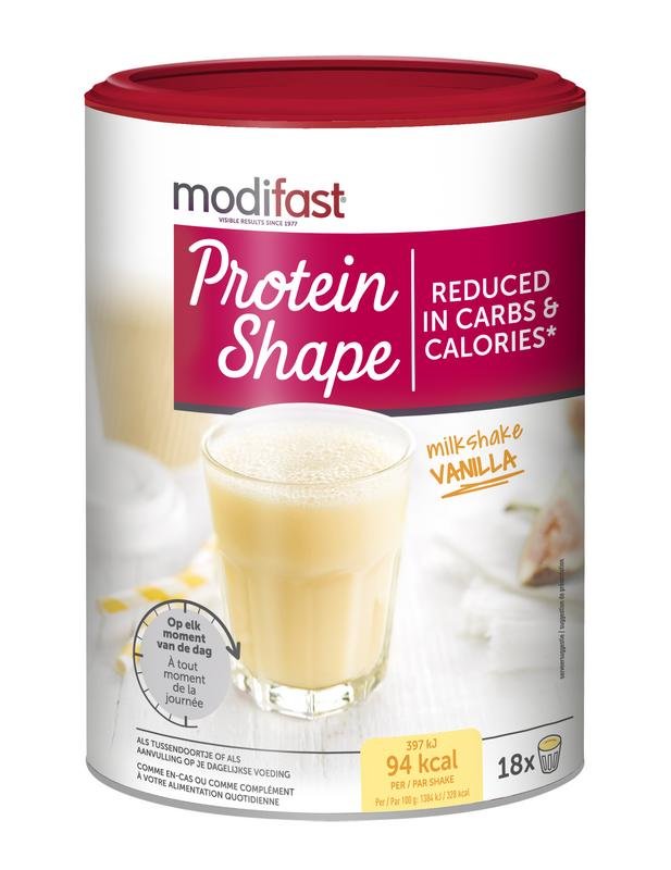Modifast Protein shape milkshake vanille 540g - Medicijnen.nl