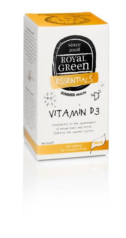 Royal Green Vitamine D3 120tb - Medicijnen.nl