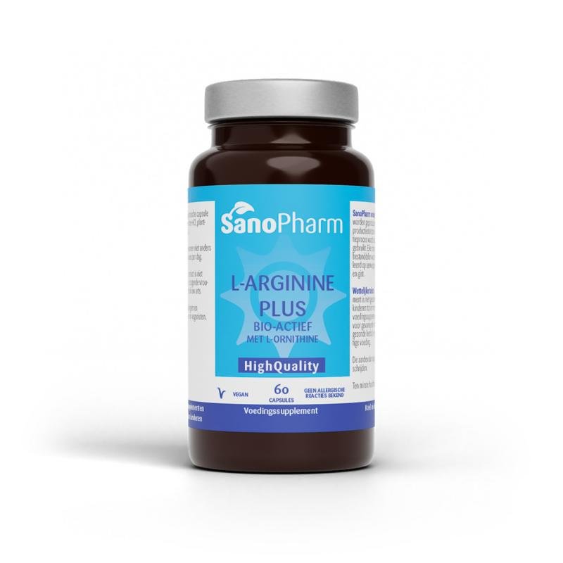 Sanopharm L Arginine plus high quality 60ca - Medicijnen.nl