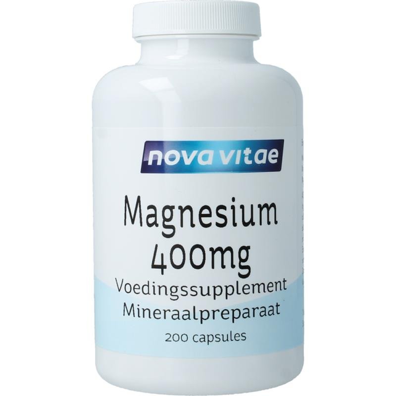 Nova Vitae Magnesium 400 mg 200vc - Medicijnen.nl