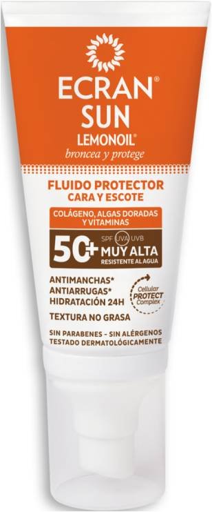 Ecran Sun gezichtscreme 24h SPF50+ 50ml - Medicijnen.nl