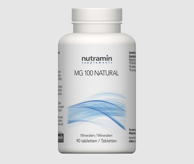 Nutramin NTM MG 100 naturel 90tb - Medicijnen.nl