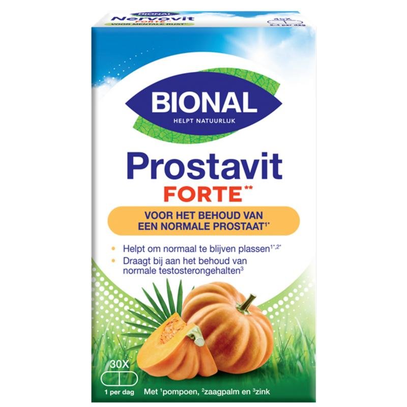 Bional Prostavit forte 30ca - Medicijnen.nl