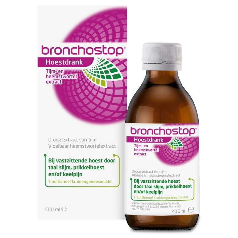 Bronchostop Hoestdrank 200ml - Medicijnen.nl