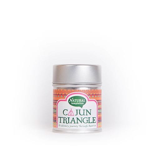 Nat Temptation Cajun triangle blikje natural spices bio 50g - Medicijnen.nl