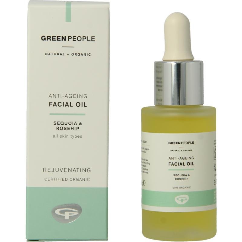 Green People Facial oil anti-aging 30ml - Medicijnen.nl