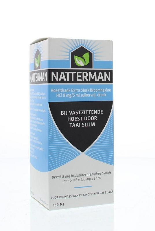 Natterman Hoestdrank extra sterk broomhexine HCl 8mg/5ml 150ml ...