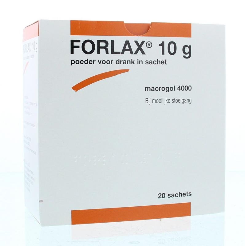 Forlax Macrogol 4000 10g sachet 20st - Medicijnen.nl