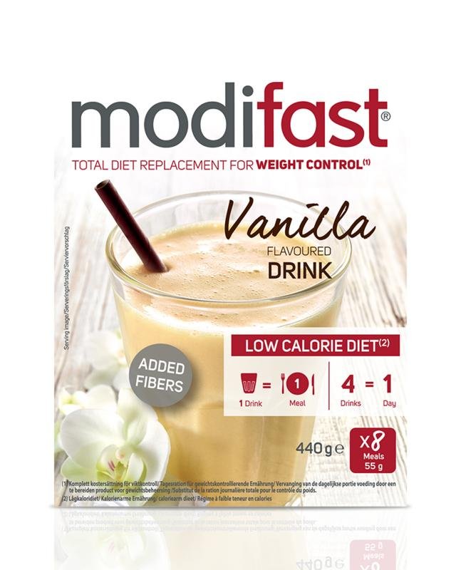 Modifast Intensive pudding vanilla 8 zakjes 440g - Medicijnen.nl