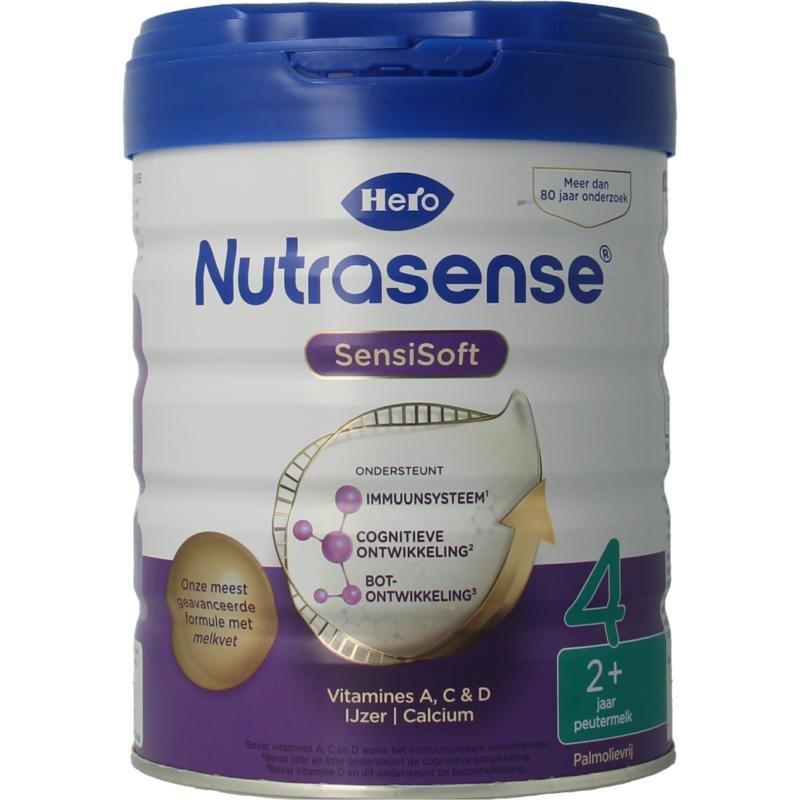 Hero Nutrasense?Peutermelk 4 (1+jr) 700g - Medicijnen.nl