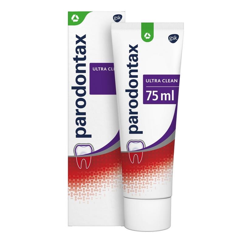 Parodontax Ultra clean tandpasta 75ml - Medicijnen.nl