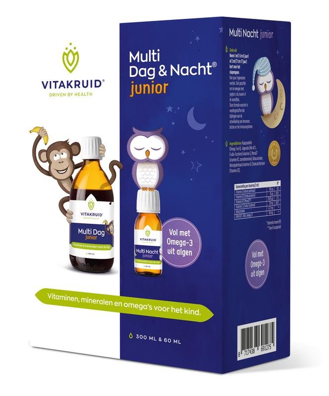 Vitakruid Multi dag & nacht junior 360ml - Medicijnen.nl