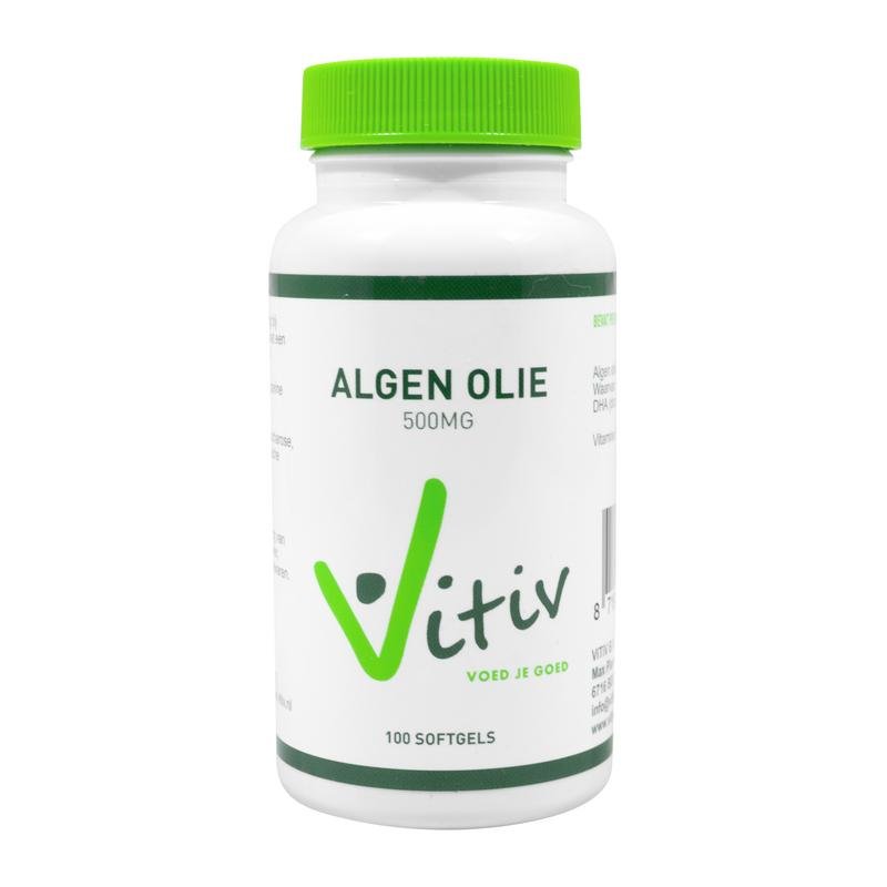 Vitiv Algenolie 500mg 100ca - Medicijnen.nl