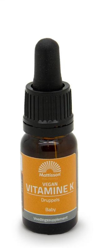 Mattisson Vitamine K baby 150mcg druppels 10ml - Medicijnen.nl