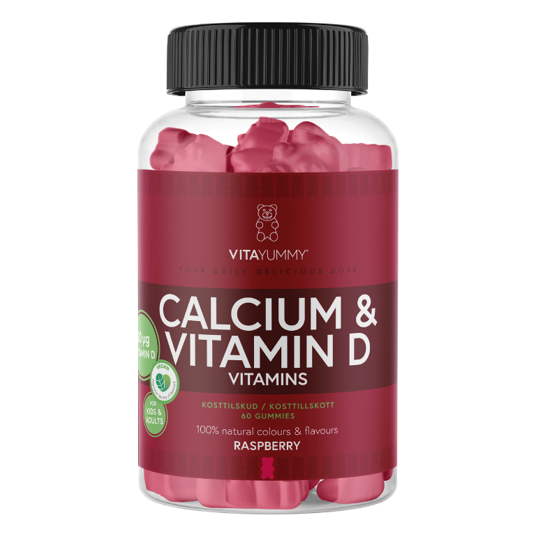 Vitayummy kalsium og vitamin D | Kalsiumgummier for barn og voksne